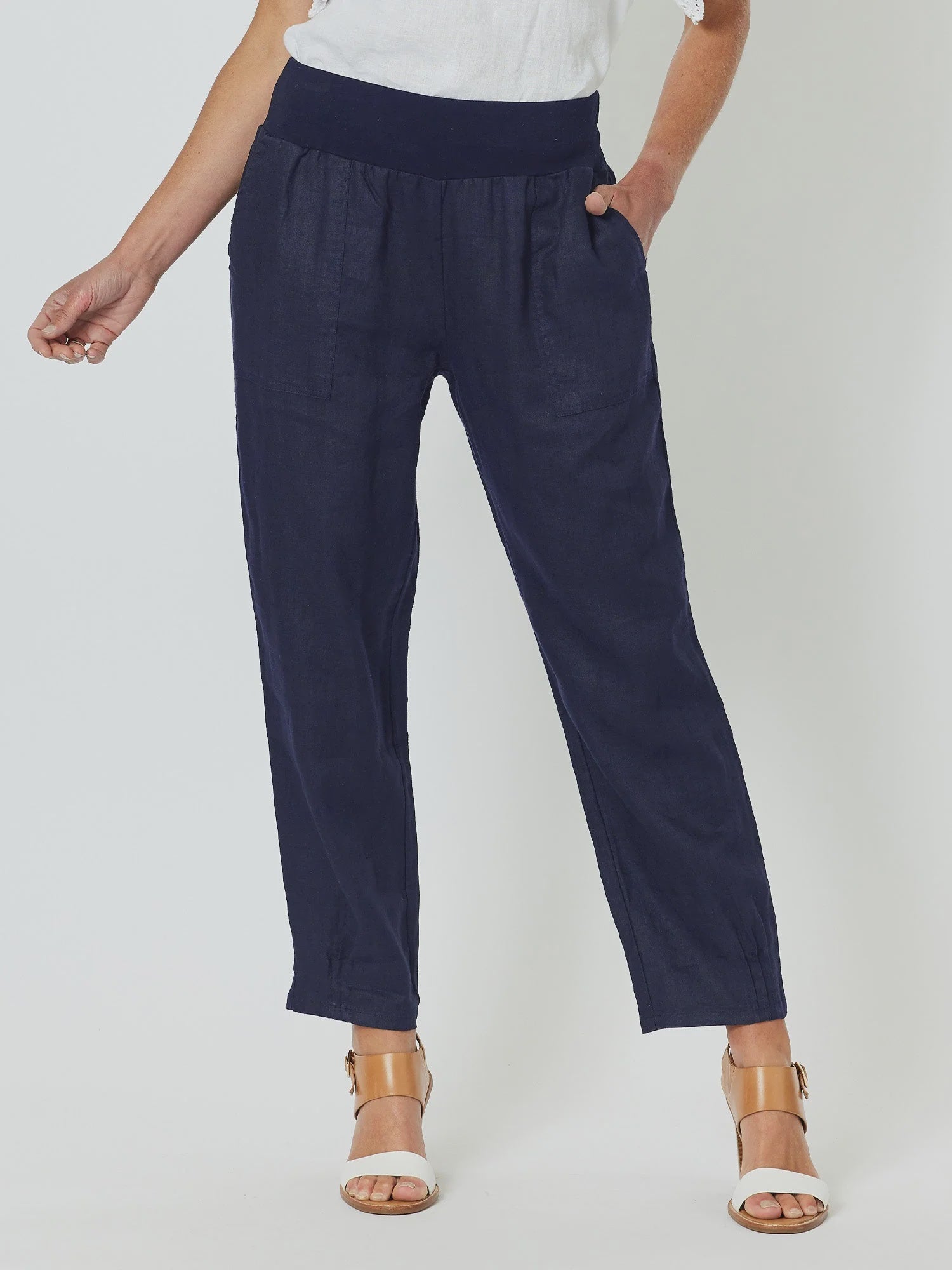 Sarah Linen Pant – Saige & Sohl