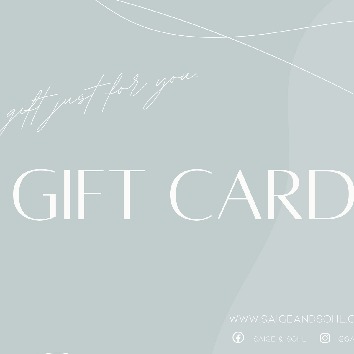 Gift Card – Saige & Sohl